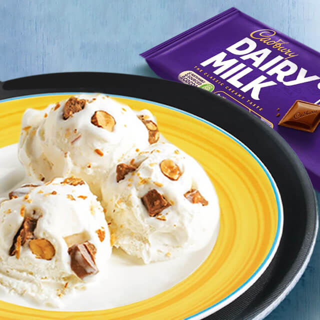 Creamy Roast Almond Ice Cream | Twist and Make