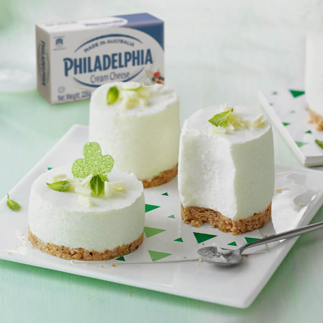 Minty White Choc Cheesecake | Twist and Make