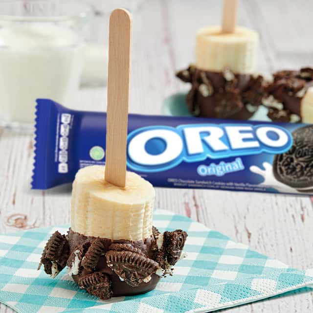 Oreo Frozen Banana Bites | Twist and Make