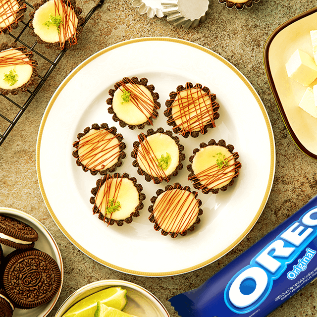 Oreo Lime Cheese Tart | Twist and Make