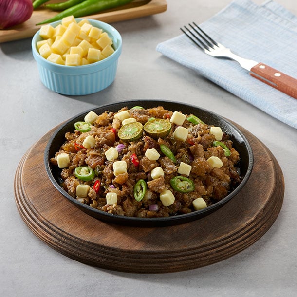 Cheesy Sisig