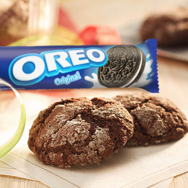 Oreo Crinkle Cookies | Twist and Make