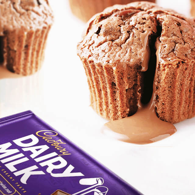 Gooey Cadbury Melt Cupcake | Twist and Make