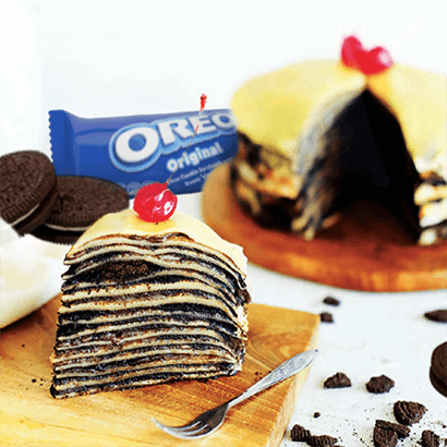 Oreo Mille Crepes | Twist and Make