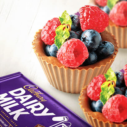 Chocolatey Cadbury Fruit Cups | Twist and Make