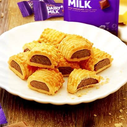Cadbury Chocolate Pastry Bites | Twist and Make