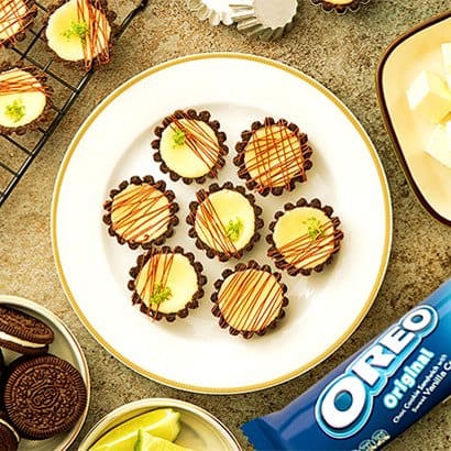 Oreo Lime Cheese Tart | Twist and Make